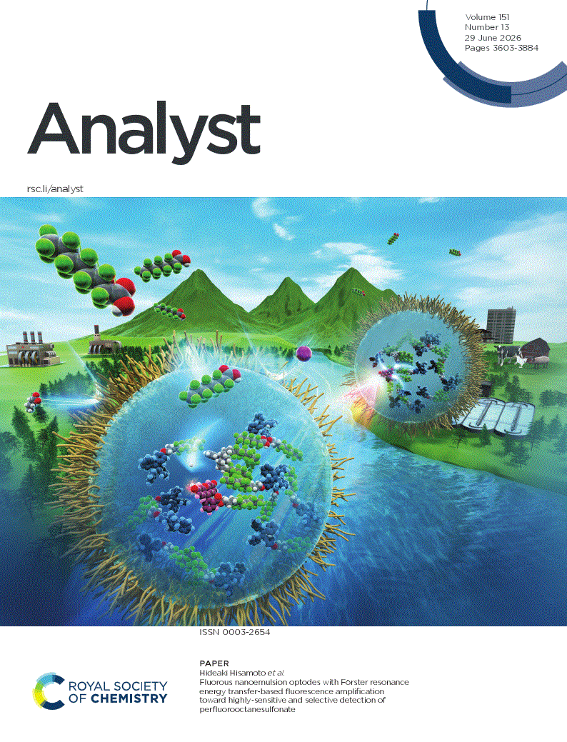 Front cover | Analyst | The Royal Society of Chemistry