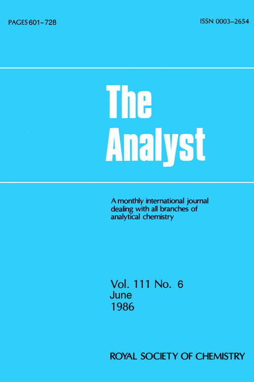 Amperometric enzyme electrode system for the flow injection analysis of ...