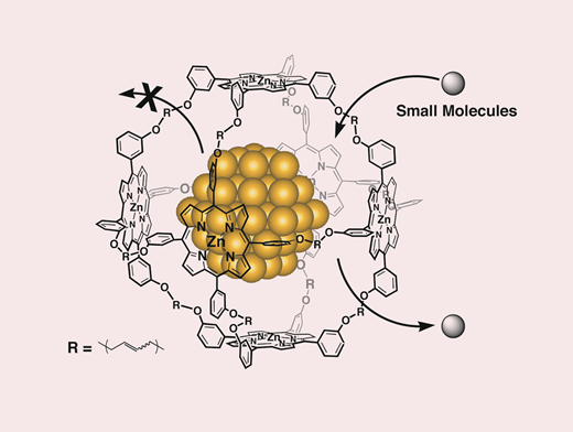Gold nanocluster confined within a cage: template-directed formation of ...