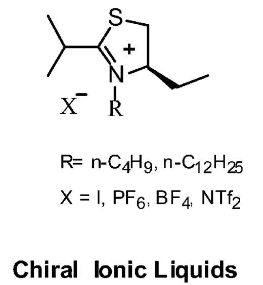 Synthesis and properties of thiazoline based ionic liquids derived from ...