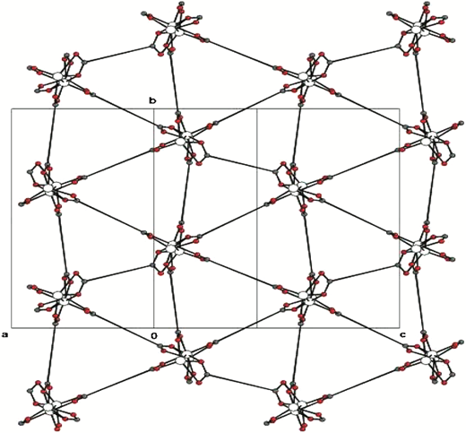 A unique example of a 36 tessellated 2-D net based on a tri-nuclear ...
