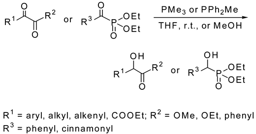 Reduction of activated carbonyl groups by alkyl phosphines: formation ...