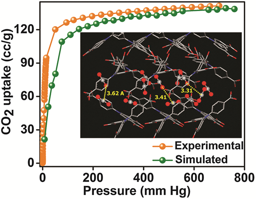 A permanently porous single molecule H-bonded organic framework for ...