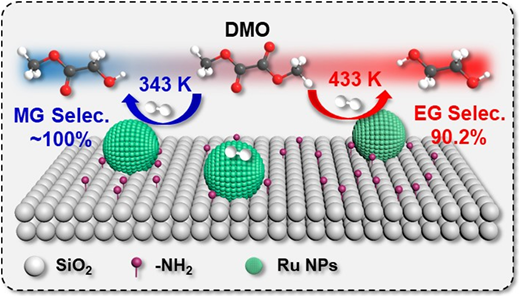 Highly selective hydrogenation of dimethyl oxalate to methyl glycolate ...
