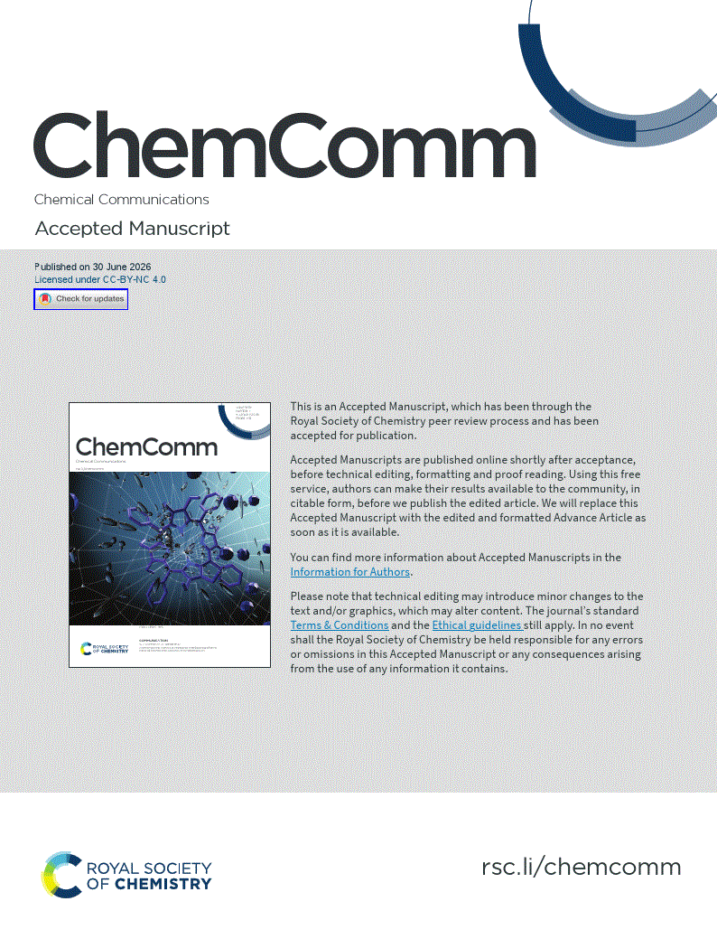 Isolation of a Np4+ σ-Benzyl Complex | Chemical Communications | The ...