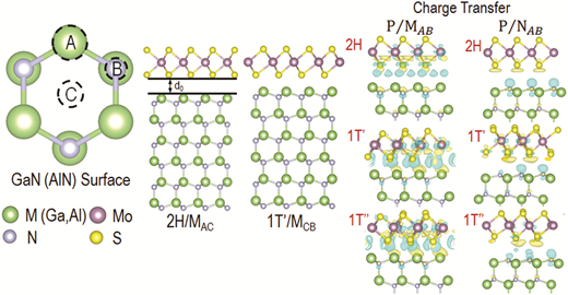Phase engineering of MoS2 through GaN/AlN substrate coupling and ...