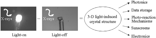Single-crystal X-ray diffraction studies of photo-induced molecular ...