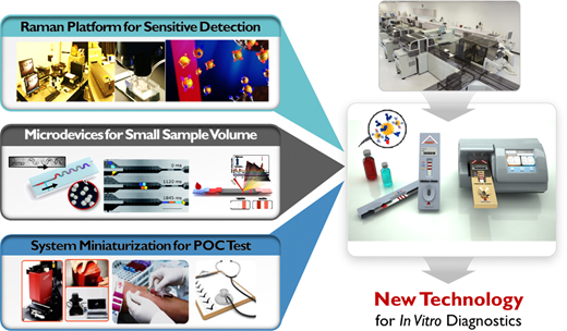 SERS-based microdevices for use as in vitro diagnostic biosensors ...