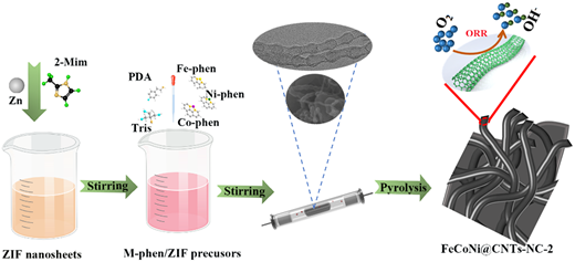 Fe, Co, and Ni co-doped nitrogen-doped carbon nanotubes for the ...