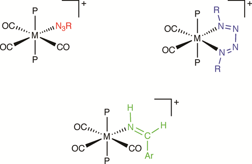 Reactions of manganese and rhenium complexes with organic azides ...