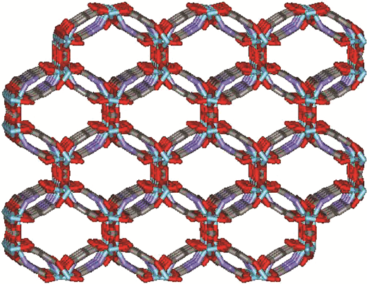 A lanthanide-based metal–organic framework with a dynamic porous ...