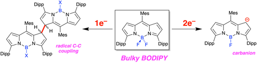 One- and two-electron reductions of a bulky BODIPY compound† | Dalton ...