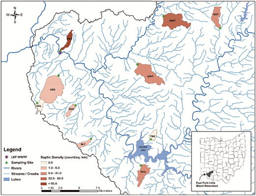 Correlation of trace contaminants to wastewater management practices in ...