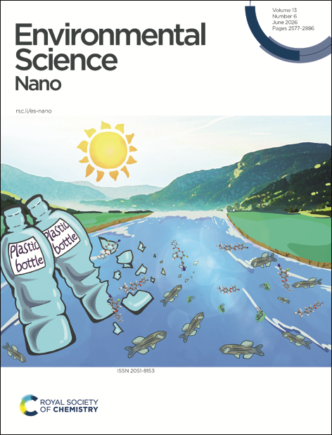 Front cover | Environmental Science: Nano | The Royal Society of Chemistry