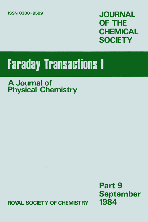 Effect of ionic strength on stability constants. A study of the ...