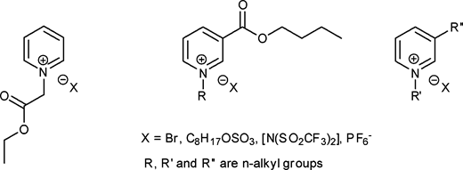 Biodegradable pyridinium ionic liquids: design, synthesis and ...