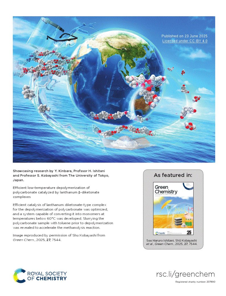 Back cover | Green Chemistry | The Royal Society of Chemistry