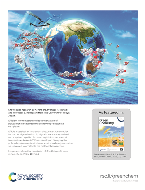 Back cover | Green Chemistry | The Royal Society of Chemistry