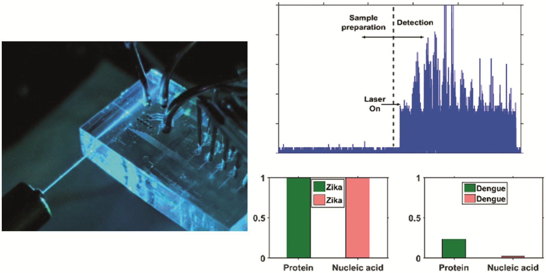 Integration of sample preparation and analysis into an optofluidic chip ...