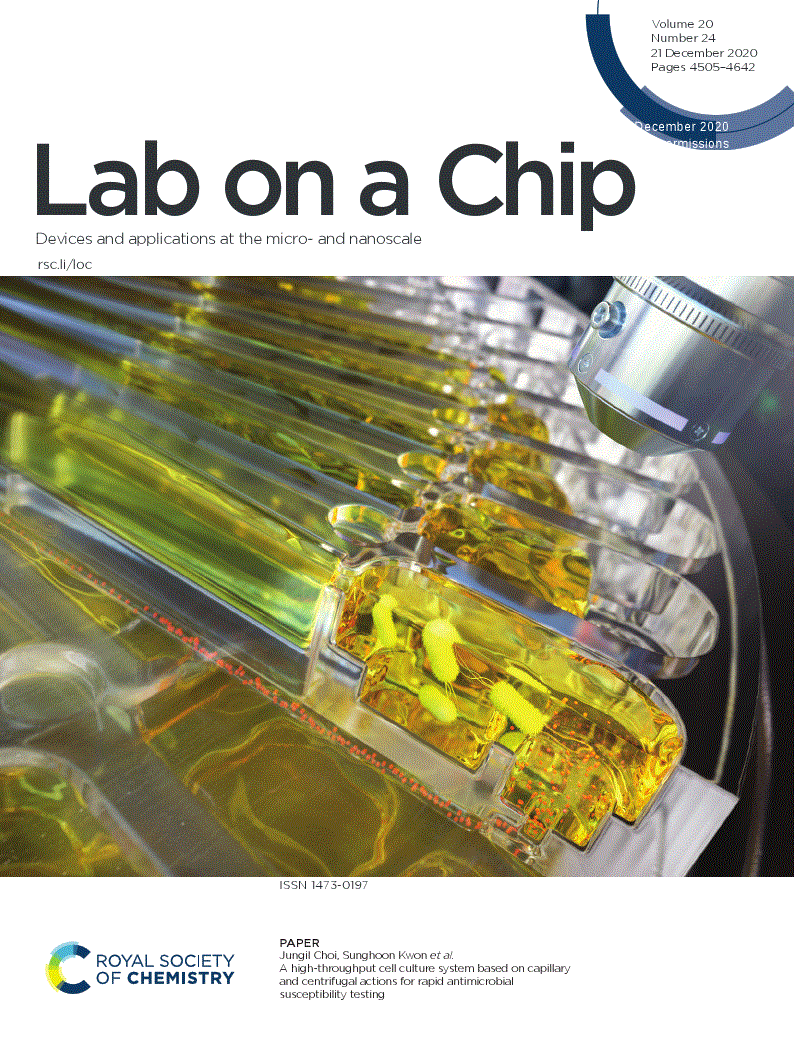 Front cover | Lab on a Chip | The Royal Society of Chemistry