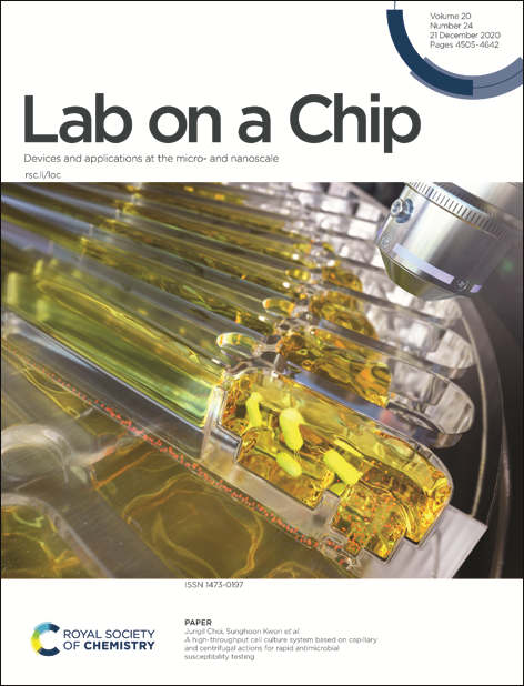 Front cover | Lab on a Chip | The Royal Society of Chemistry