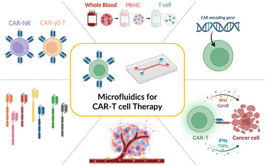 Expanding CAR-T cell immunotherapy horizons through microfluidics | Lab ...