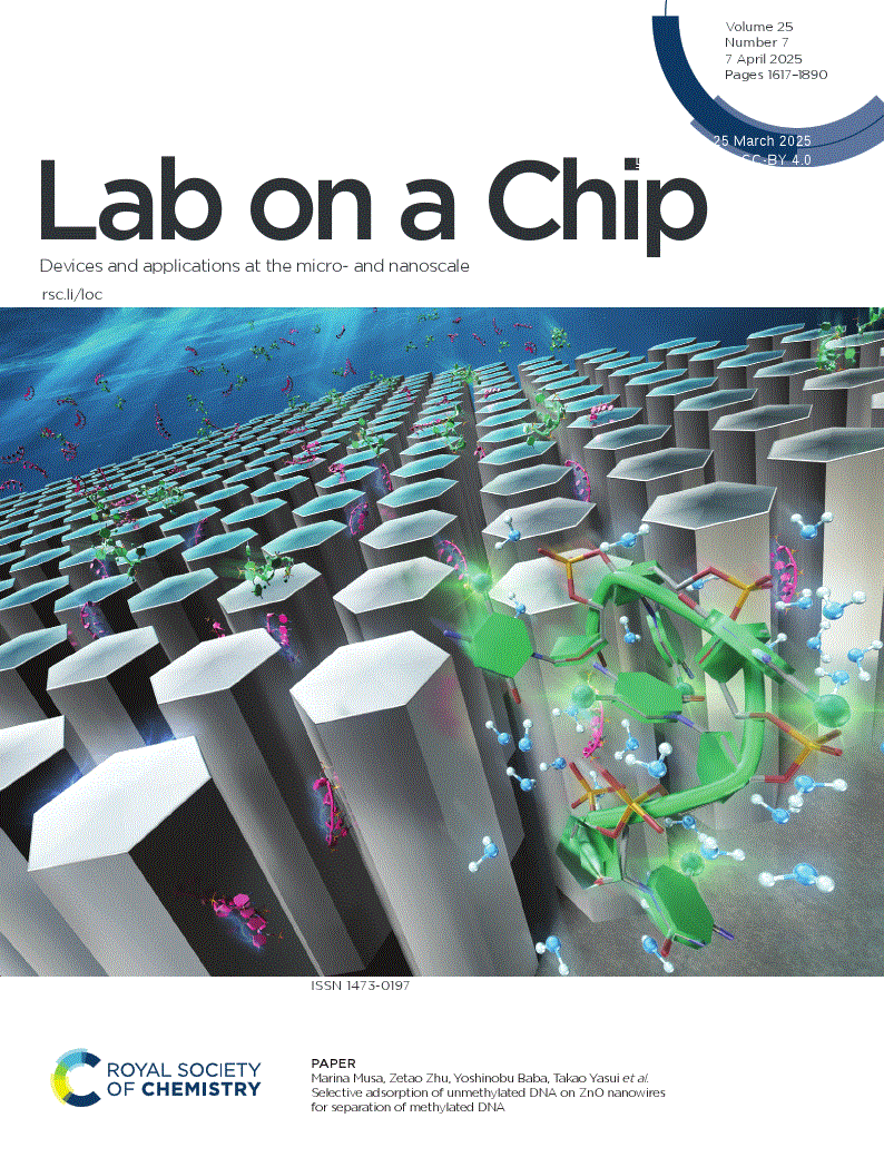 Front cover | Lab on a Chip | The Royal Society of Chemistry