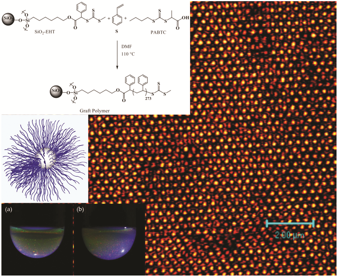 Silica core–polystyrene shell nanoparticle synthesis and assembly in ...
