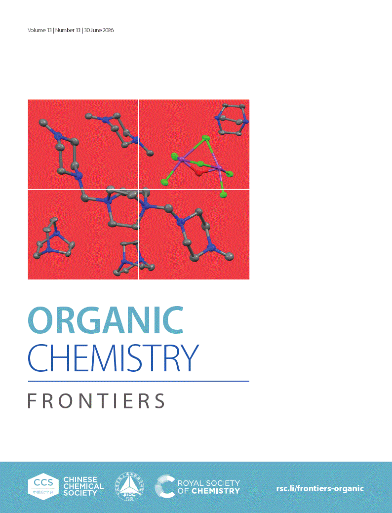 Front cover | Organic Chemistry Frontiers | The Royal Society of Chemistry
