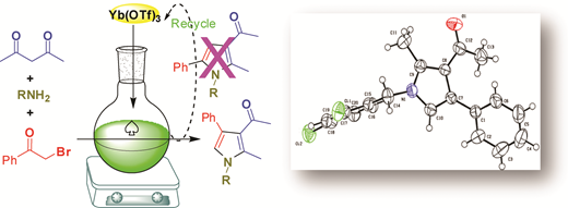 Yb(OTf)3 mediated MCR: a new and regioselective approach towards ...