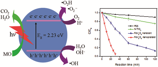 pH-controlled growth of ultrathin iron vanadium oxide (FeV3O8 ...