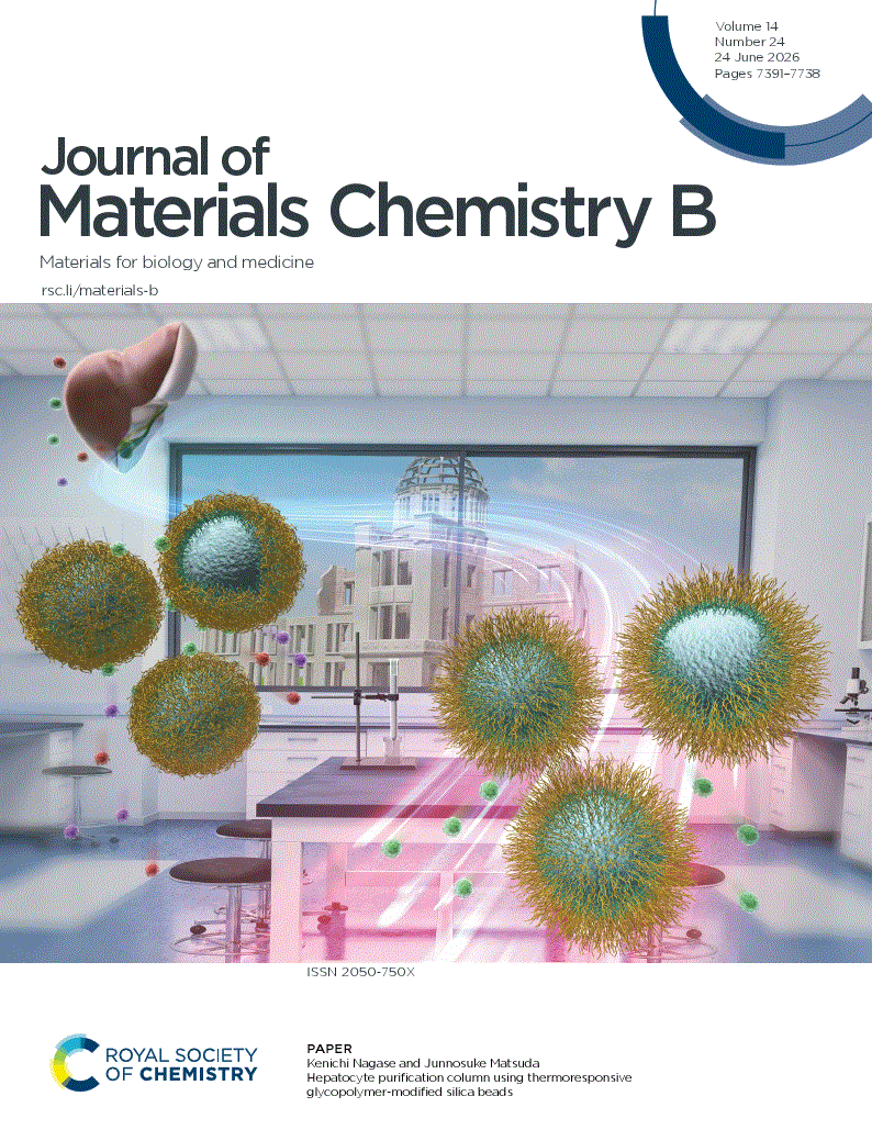Front cover | Journal of Materials Chemistry B | The Royal Society of ...